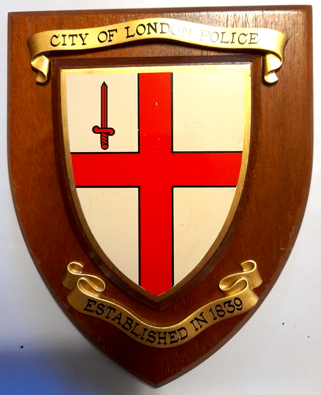 City of London Police Mss Plaque or Shield Beautifully Hand Restored ...