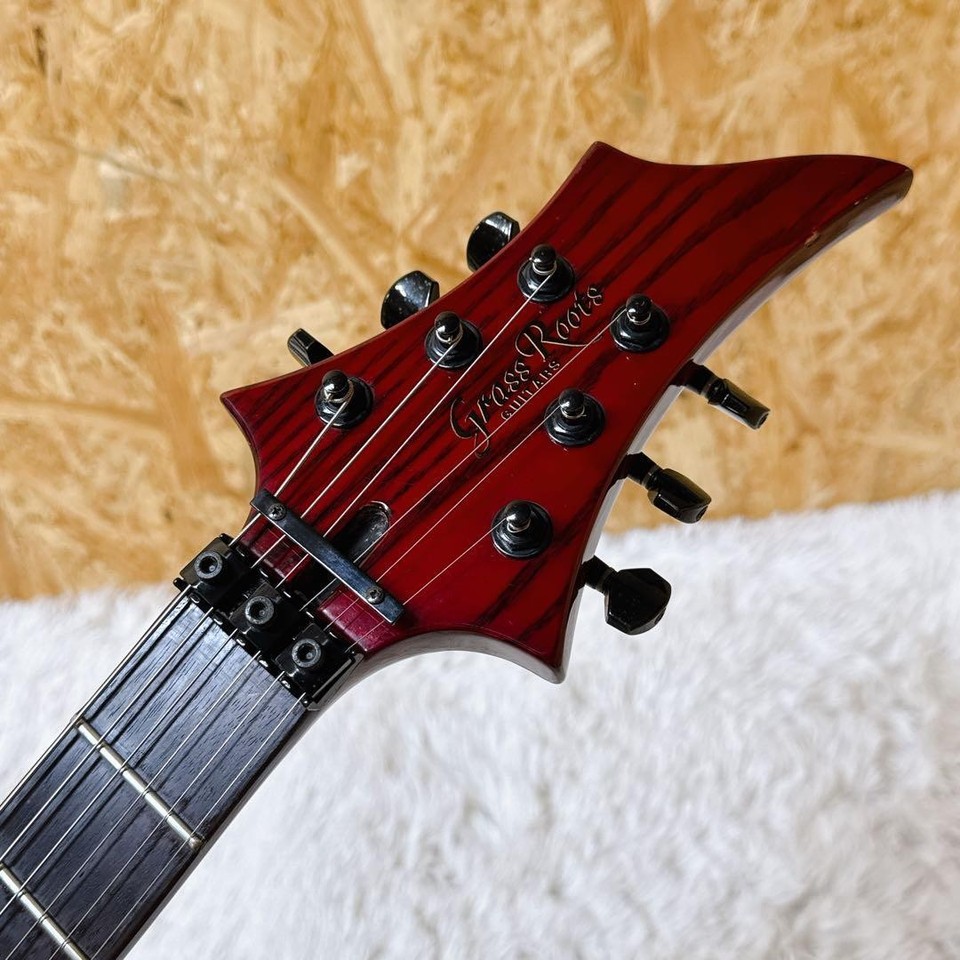Electric Guitar Grass Roots G-NH-70 Nightmare Coffin Model Wine Red SN ...