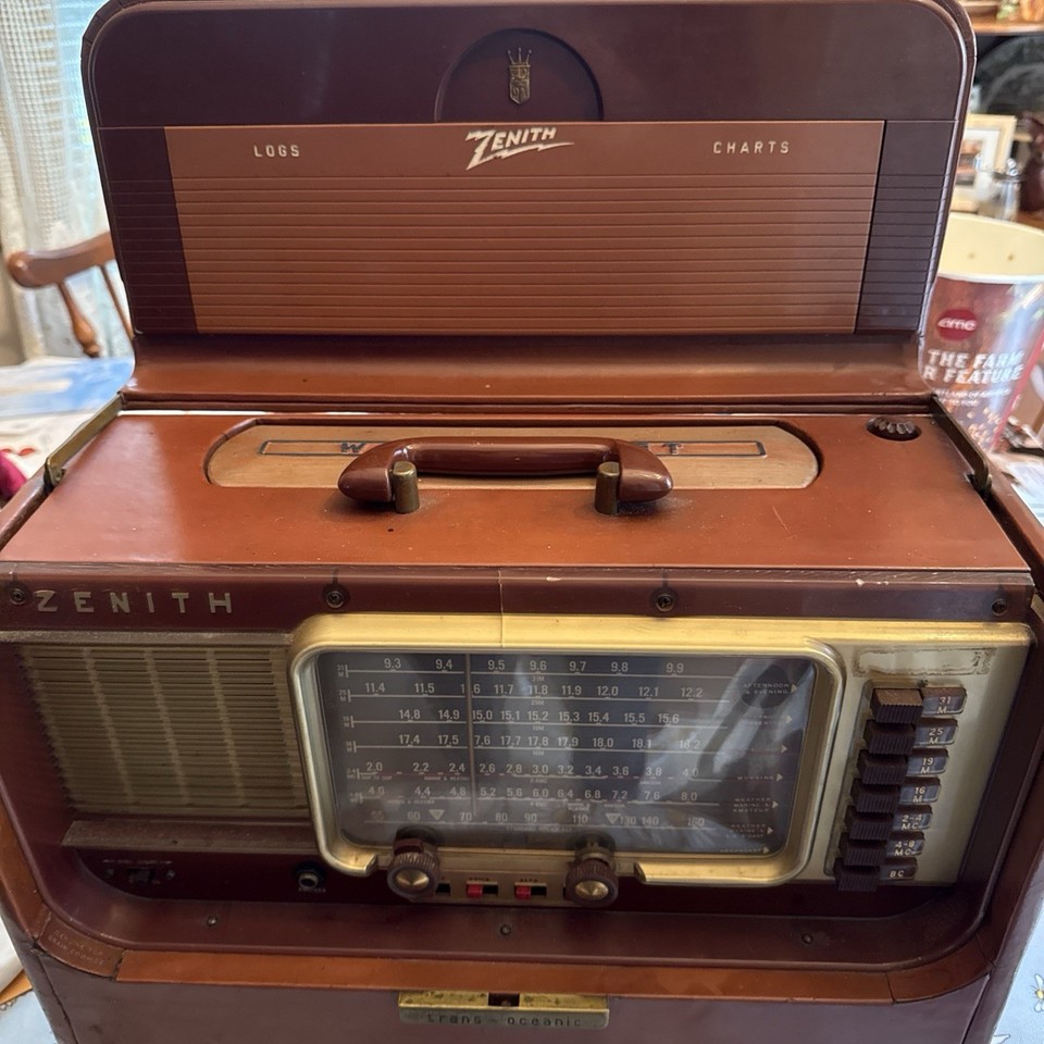 Zenith T600 Trans Oceanic Short Wave Magnet Radio Vintage Functional ...