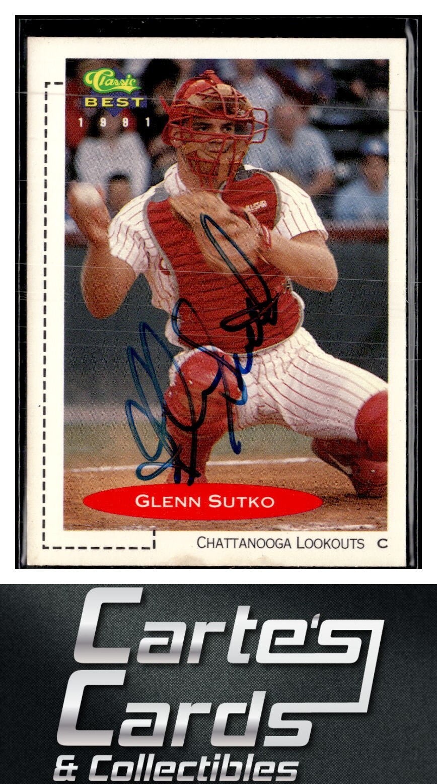 Glenn Sutko 1991 Classic Best #216 Lookouts TTM/IP Signed Autographed ...