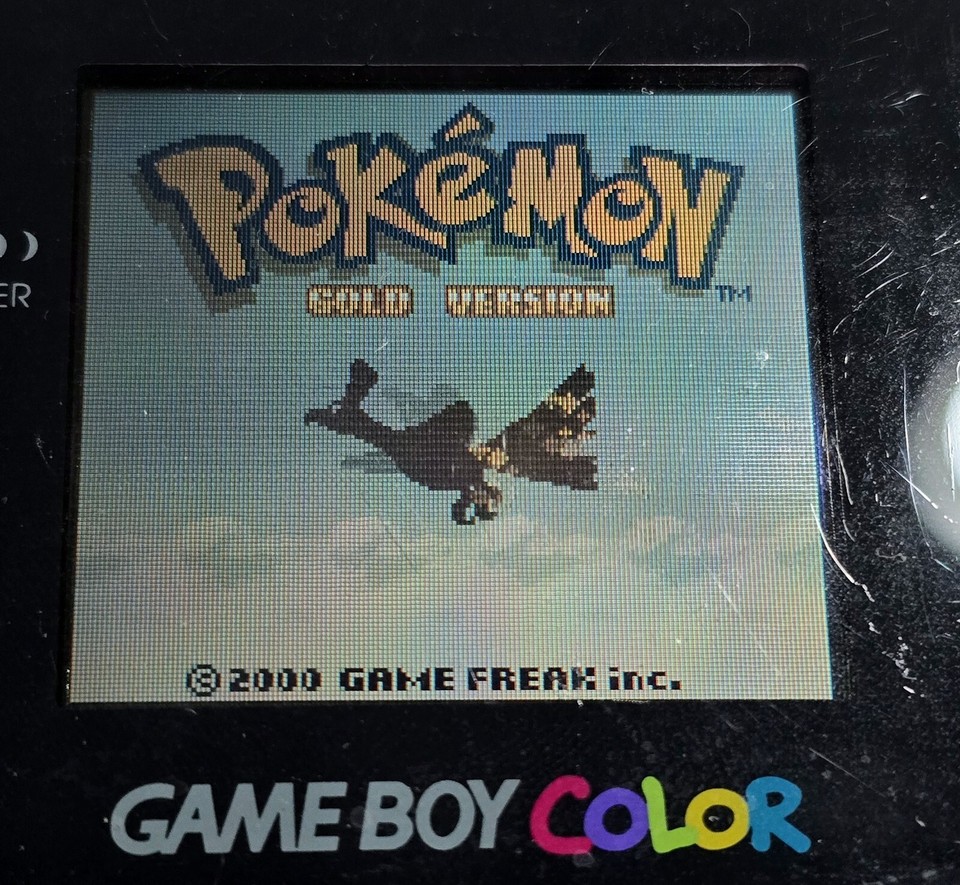 A-326 VINTAGE AUTHENTIC NINTENDO GAMEBOY POKEMON GOLD EDITION WORKING ...