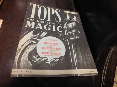 The Tops Magazine Of Magic For Magicians 1949 June | eBay