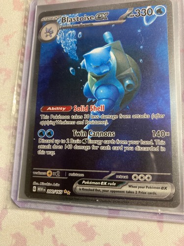 Blastoise ex 200/165 Sv: Scarlet & Violet 151 Holo | eBay