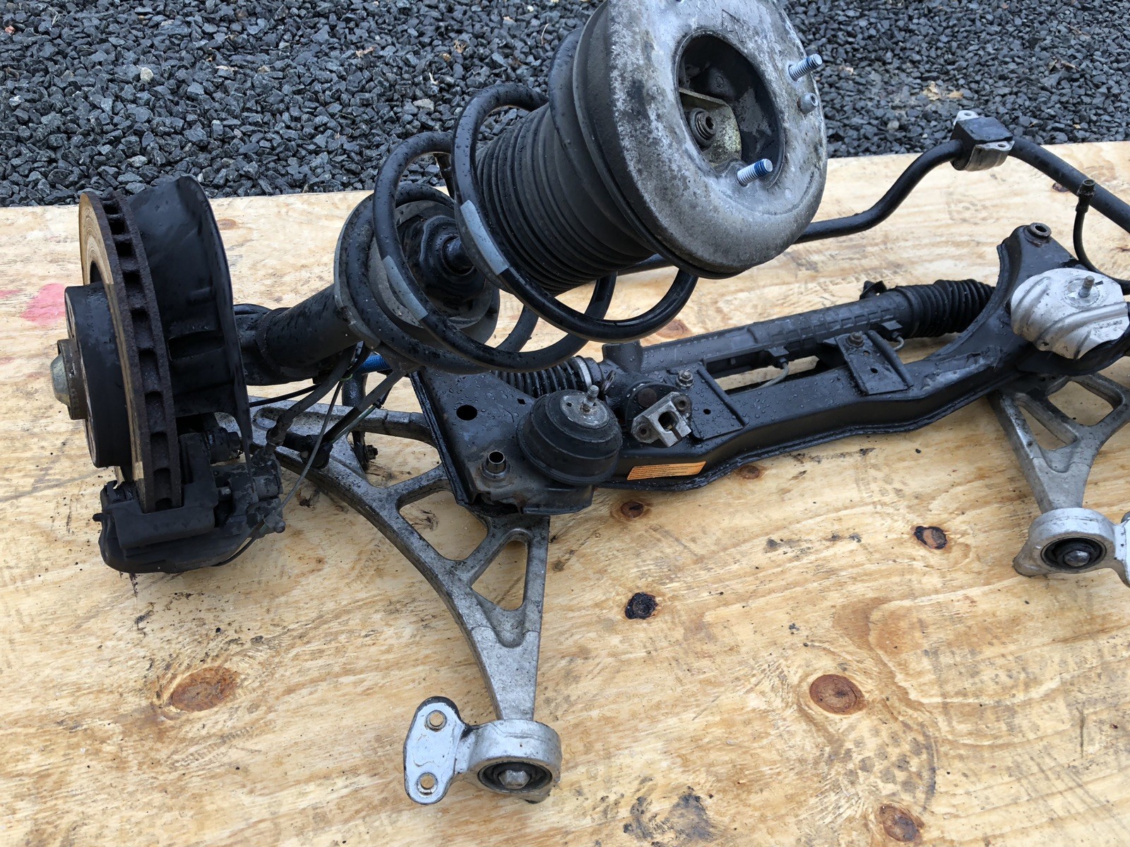 (PICKUP ONLY) 01-06 BMW E46 M3 FRONT KNUCKLE SUSPENSION SUBFRAME ...