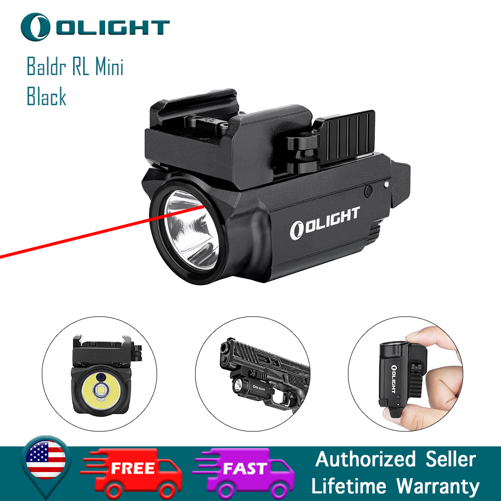 Olight Baldr RL Mini 600 Lumen Tactical Light with Red Beam | eBay