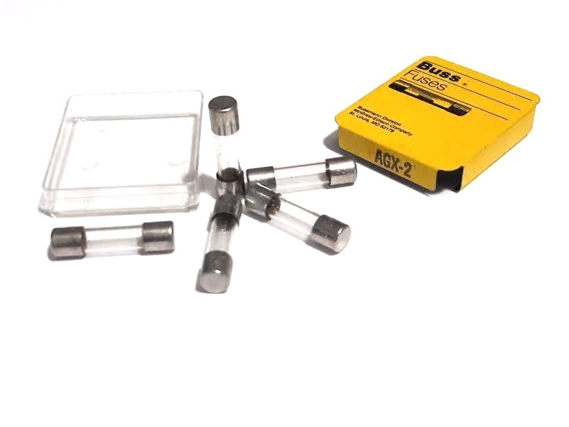 SET OF 5 EACH AGX-2 AGX2 250V BUSS BUSSMANN FUSES | eBay