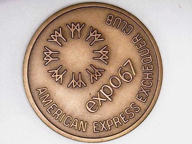 1967 Expo American Express Exchequer Club US Pavilion Medal | eBay