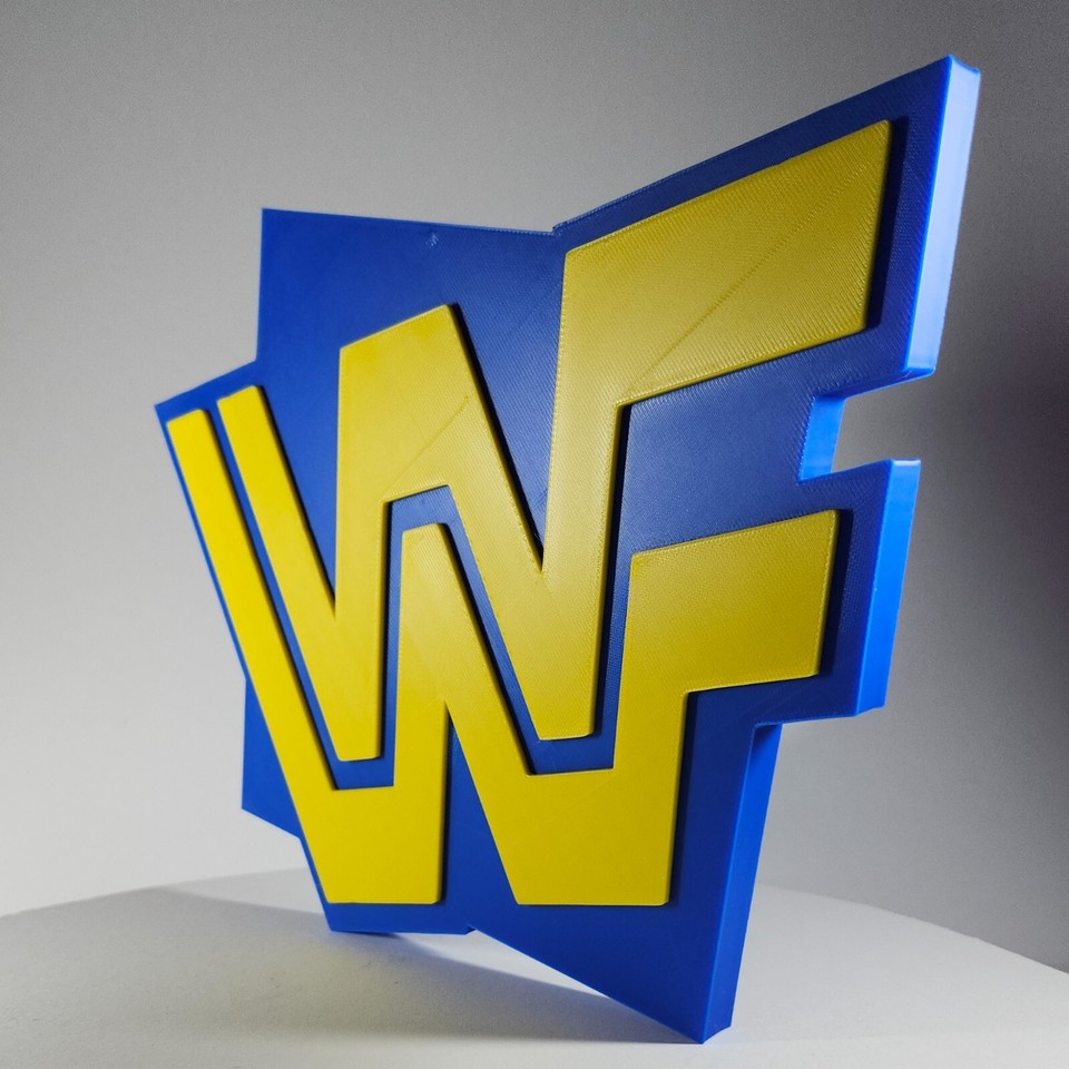 WWF World Wrestling 3D printed stand | Wrestling display plaque | eBay