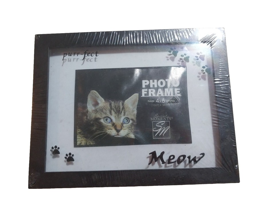 Purr-fect Kitty Meow Picture Frame | eBay