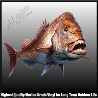 SNAPPER - 210mm x 150mm - BOAT DECAL - STICKER | eBay