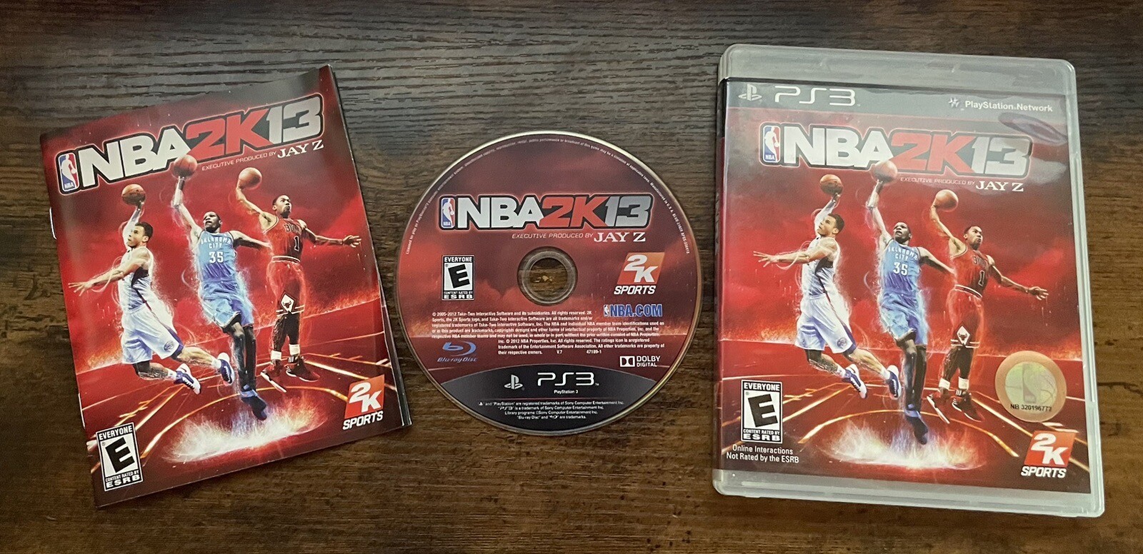 Sony PlayStation 3 PS3 NBA 2K13 Case Disc Manual FREE SHIPPING ...