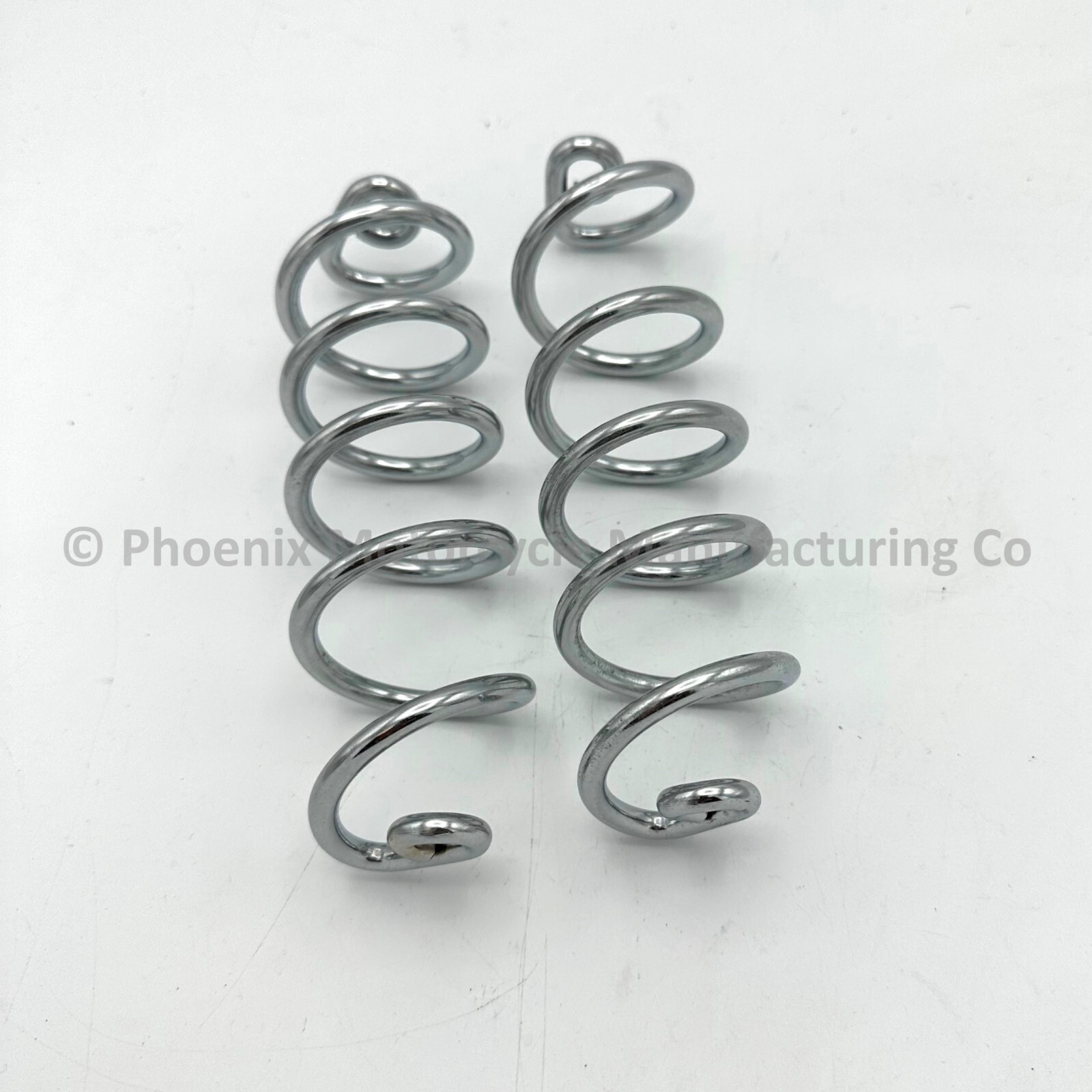 PAIR 6.5" CHROME SEAT SPRINGS FOR LYCETT TYPE SADDLES - UK SUPPLIED | eBay