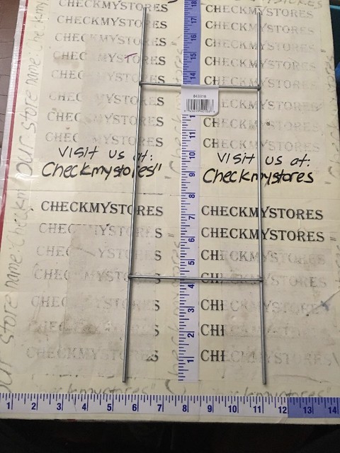 The Hillman Group H- Bracket Sign Holder 843318 for sale online | eBay