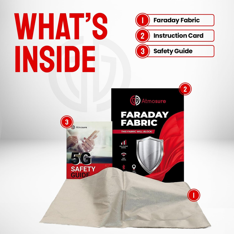 Faraday Fabric Cage Cloth Shielding For Emp Protection 5G RFID Blocking ...