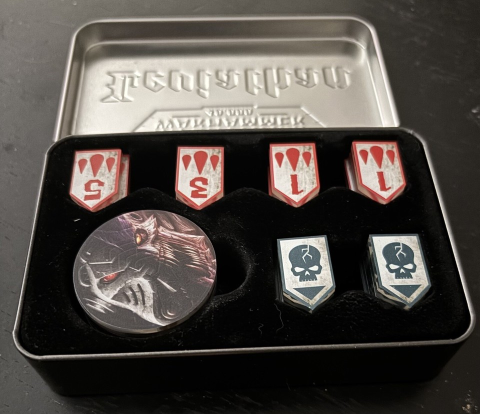 Warhammer 40k Leviathan Tokens Set Objective Markers Store Exclusive ...