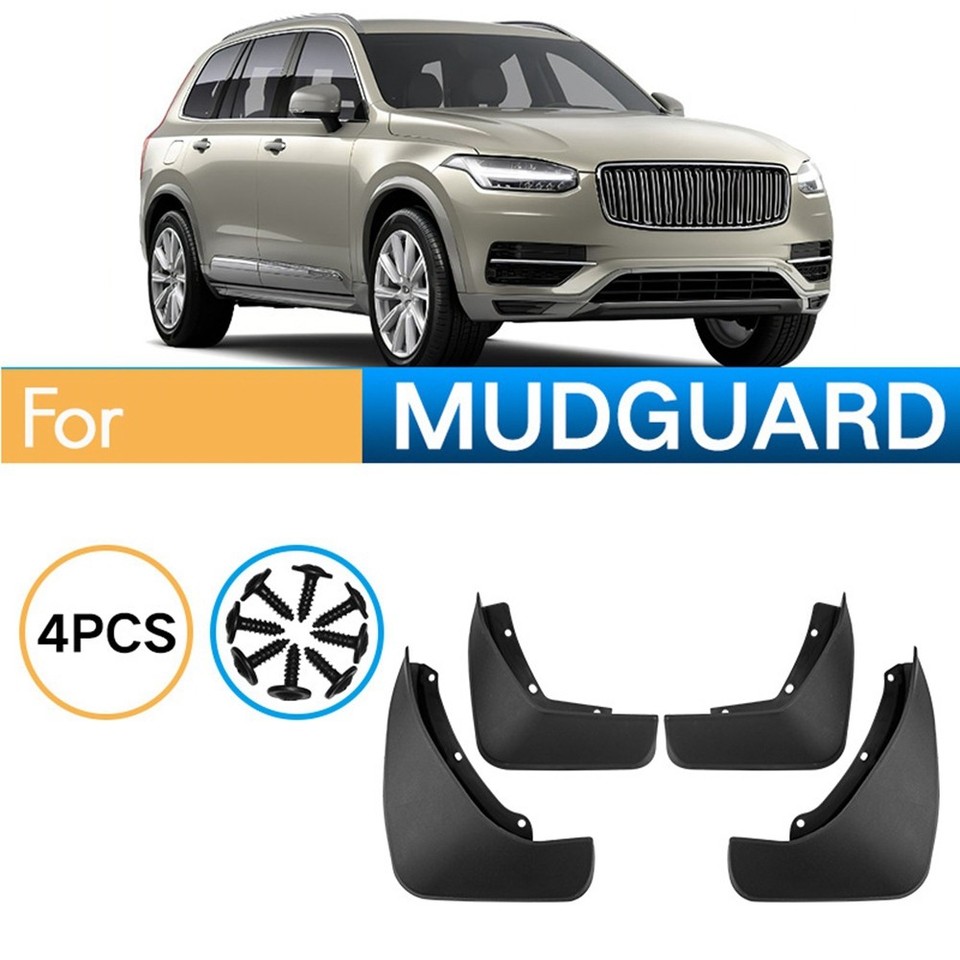 4PCS Car Mudguard Mud Flaps Splash Mud Guard for XC90 2015-2023 Car9076 ...
