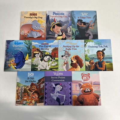 10-PACK Disney mini books 4x4.75" NEW Christmas Dumbo Jungle Book ...