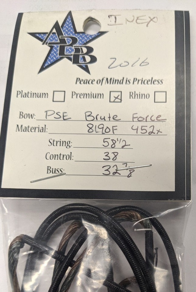 ABB America's Best Bowstring PSE 2016 Brute Force String Set | eBay