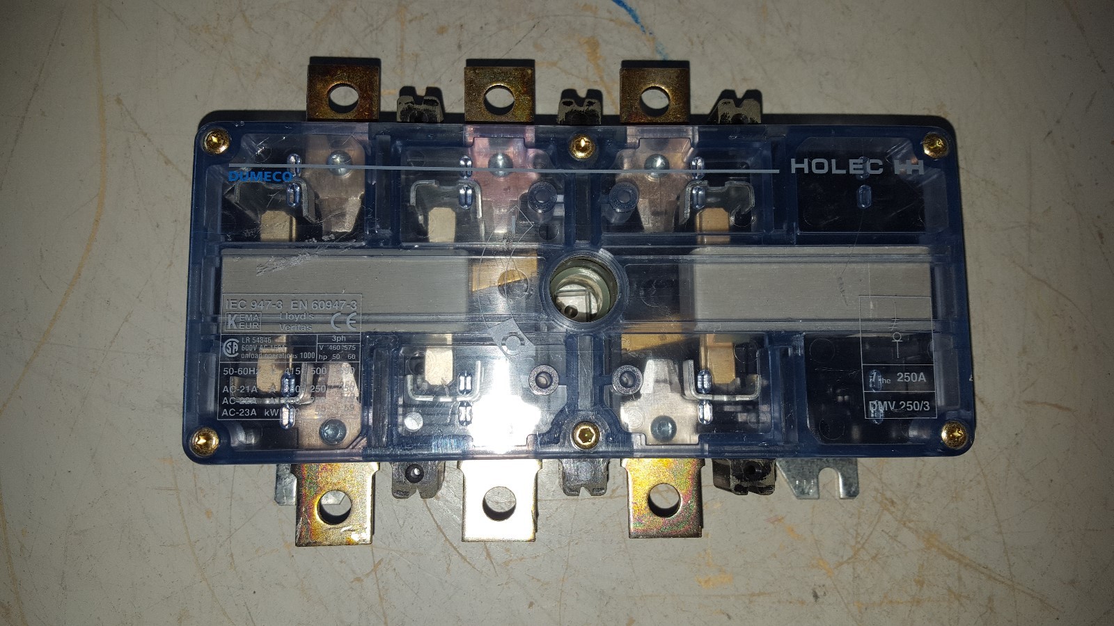 Holec Dumeco Switch Disconnector, DMV 250/3, 250A, 3P, 1714.408 | eBay