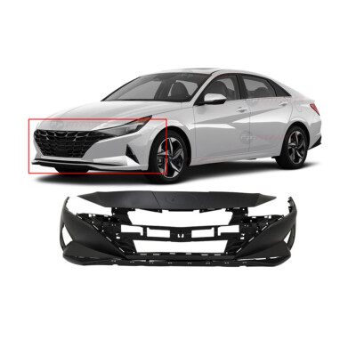 Front Bumper Cover For Hyundai Elantra 2021-2023 Primed 86511AB000 ...