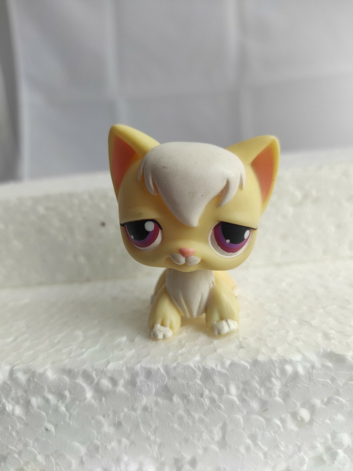 Lps00187 Littlest Petshop LPS chat cat angora 364 Long Hair Cat Pet ...