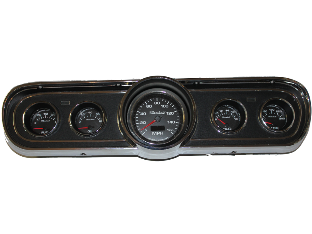 65 66 Ford Mustang 5 Gauge Direct Fit Completely Assembled Instrument ...
