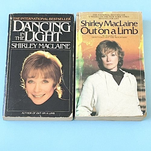 Shirley MacLaine - Dancing In The Light & Out On A Limb - Vintage Book ...