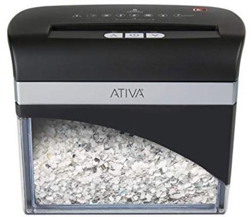 Ativa 8-Sheet Micro-Cut Lift-Off Shredder With Handle, OMM83B ...