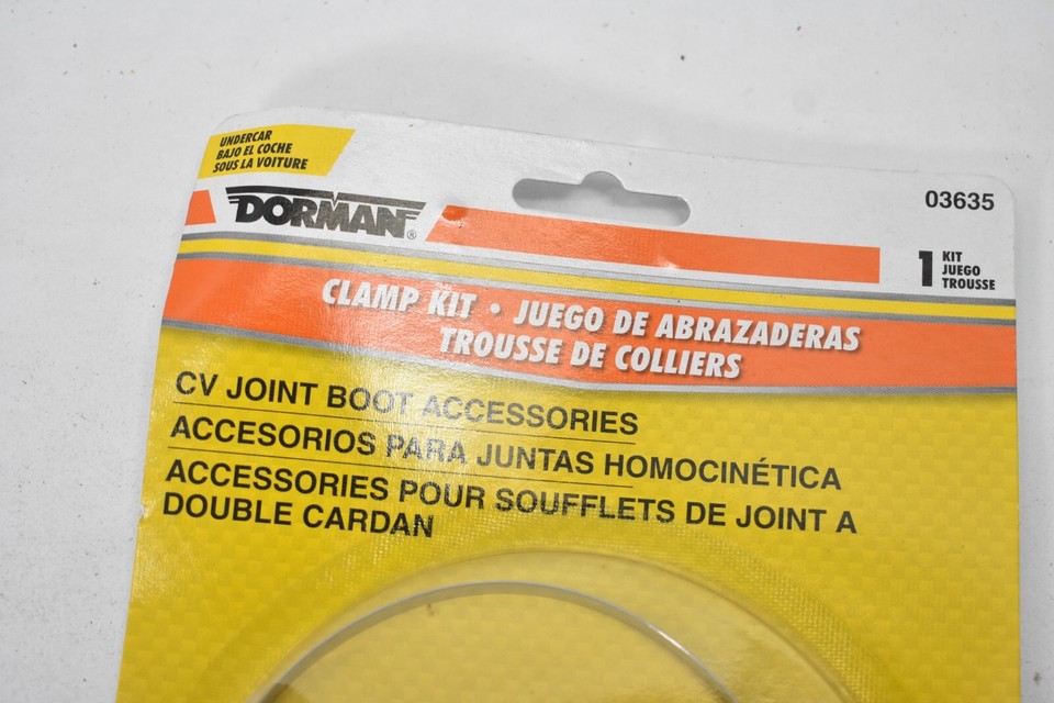 Dorman Clamp Kit CV Joint Boot Accessories 03635 Undercar Tools ...