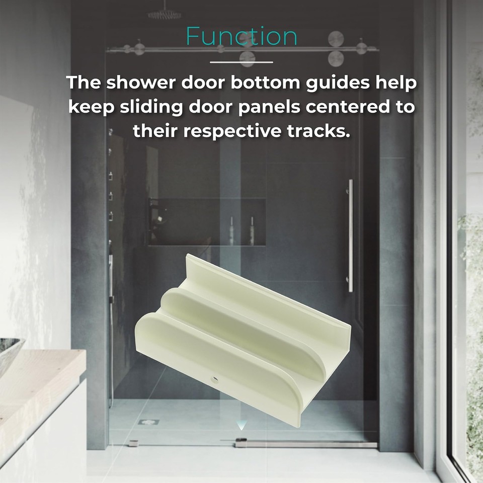 Sliding Shower Door Bottom Guide M 6219 Glass Shower Door Track ...