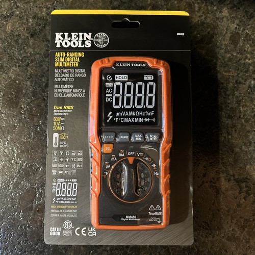 Klein MM450: 600-Volt Auto-Ranging Slim Digital Multimeter New +_FREE ...