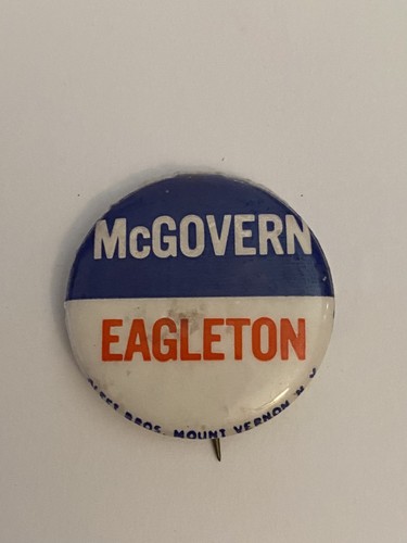 McGovern Eagleton Pin Back Button P86 | eBay