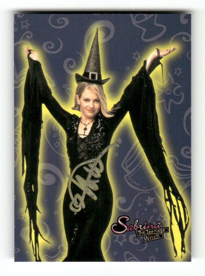 1999 Dart Sabrina the Witch Promo Melissa Joan Hart signed autograph ...