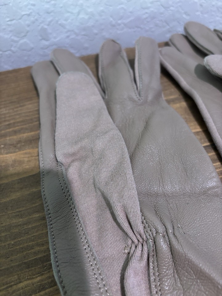 US Military Issue Gloves Flyers Summer Nomex Flame Resistant Tan Flight ...