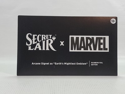 MTG Arcane Signet Earth's Mightiest Emblem Foil Promo Marvel Secret ...