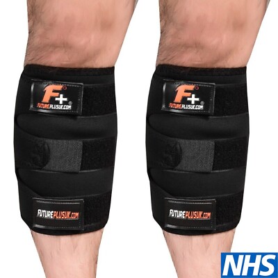 F+ Adjustable Compression Brace Neoprene Calf Support Sleeve Shin ...