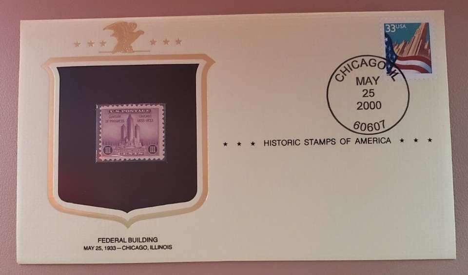 Federal Building May 25, 1933 Chicago Illinois, IL stamp | eBay UK