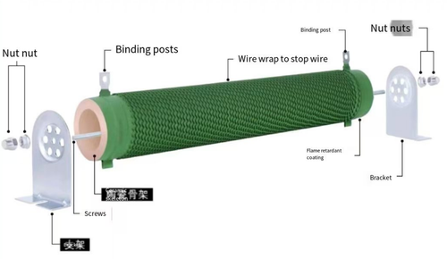 300W 1000W 2000W 5000W Wire Wound Adjustable Variable Resistor Ceramic ...
