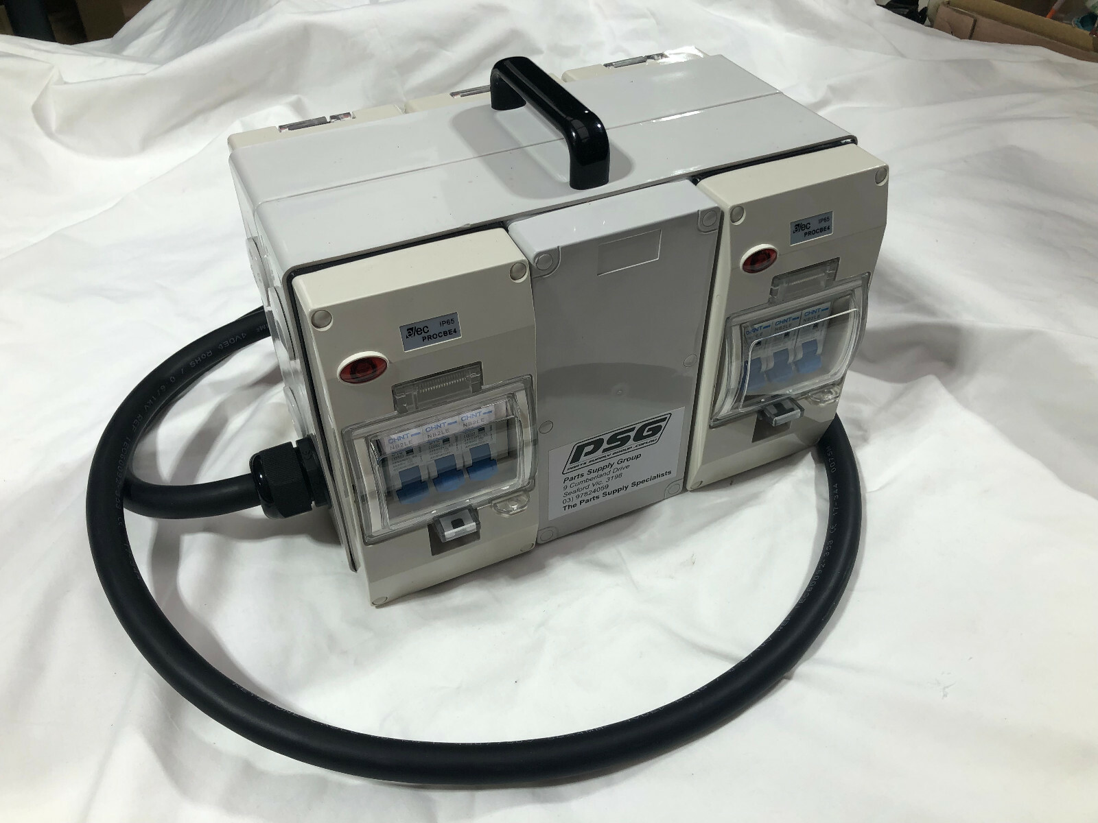 Portable Power board adaptor 32 Amp 3 phase 5 pin to 6 x 15A outlets 6 ...