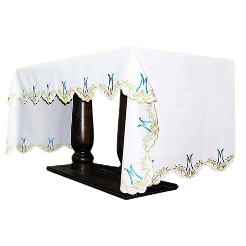 Marian Embroidered Altar Cloth Tablecloth Church Chasuble Vestment ...