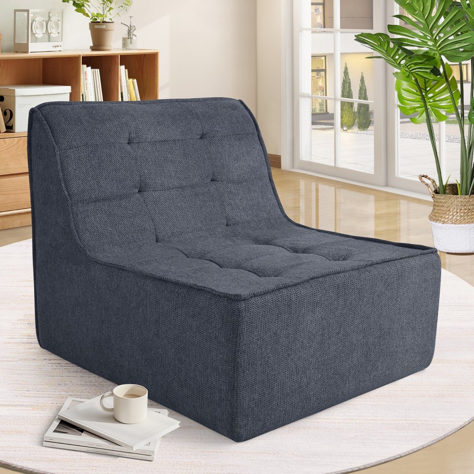 Compressed Lazy Sofa in A Box Boneless Couch Comfy Single Sofa Chairs ...