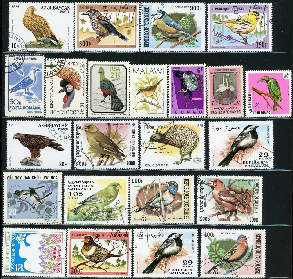 Birds on Stamps Postage Animal Kingdom Topical Collection | eBay