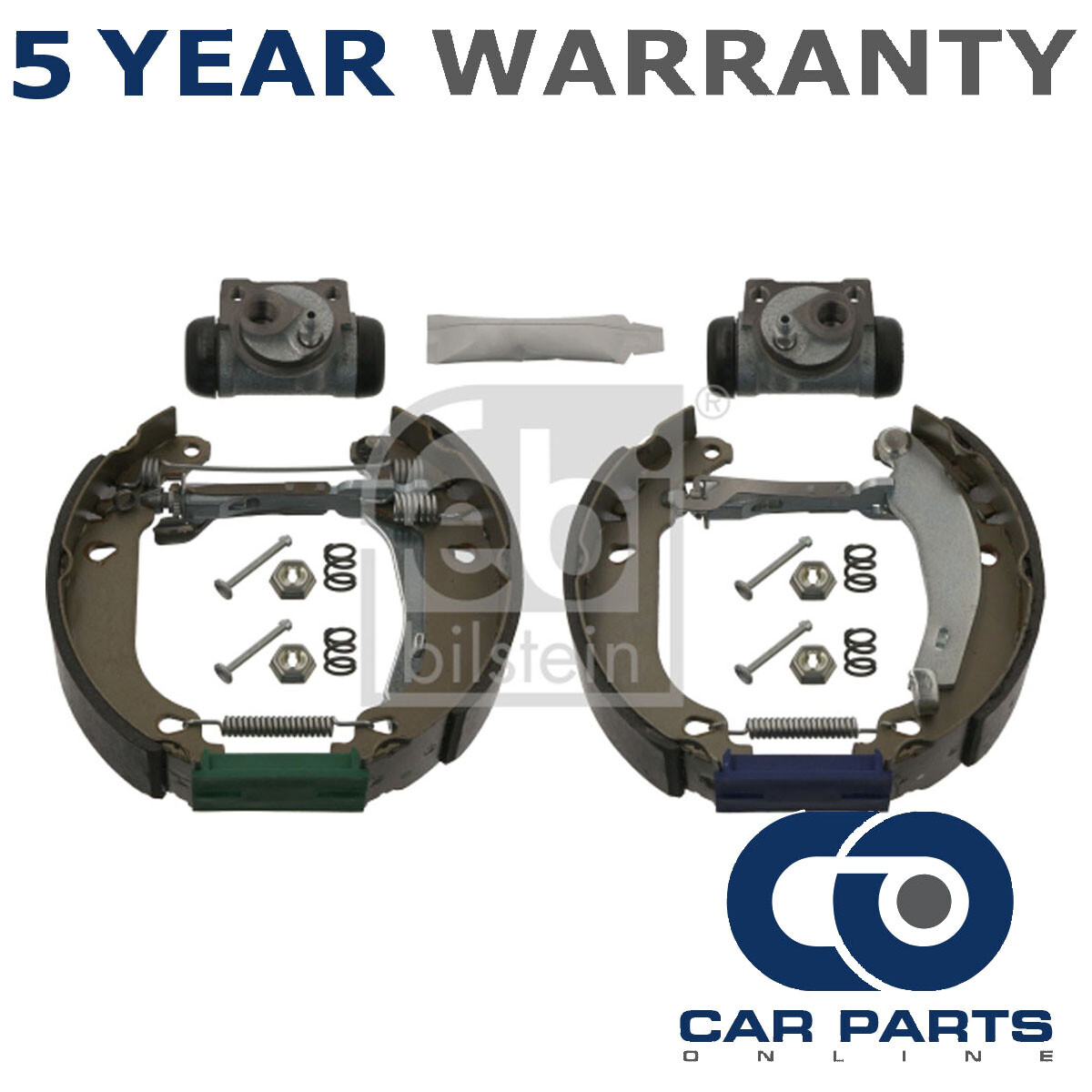 Brake Shoes Set Rear CPO Fits Renault Twingo 1993-2012 1.0 1.2 ...