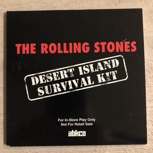 RARE The Rolling Stones Desert Island Survival Kit Promo CD 1994 ABKCO ...