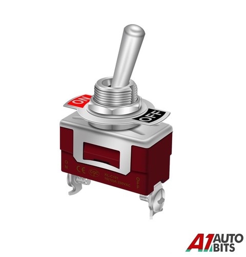 Heavy Duty Toggle Switch On-Off *WATERPROOF* SPST 15A 250Vac Car Boat ...