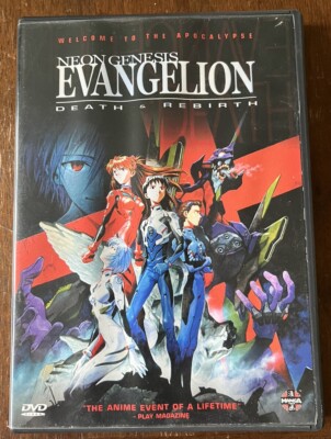 Neon Genesis Evangelion Death & Rebirth DVD 2002 Hideaki Anno Insert ...