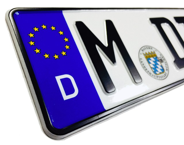BMW Munich Front German License Plate by Z Plates Wtih Unique Number ...