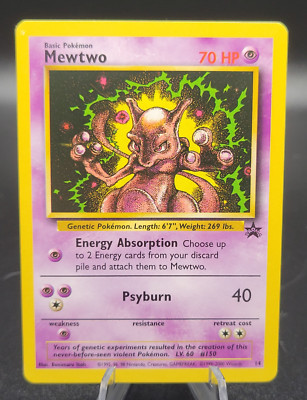 Pokemon Mewtwo Promo #14 Non Holo Rare - LP Card | eBay