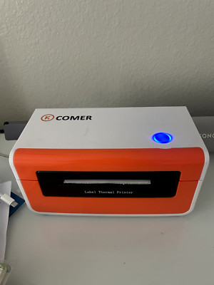 K COMER CX418 Logistics Thermal 4X6 Shipping Label Printer Tested Works ...