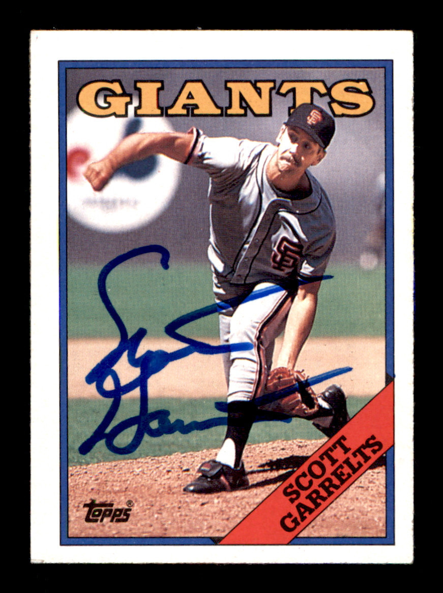 1988 Topps - Scott Garrelts - On Card Autograph | eBay
